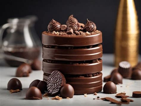 Premium Photo Gourmet Easter Chocoholic Delight