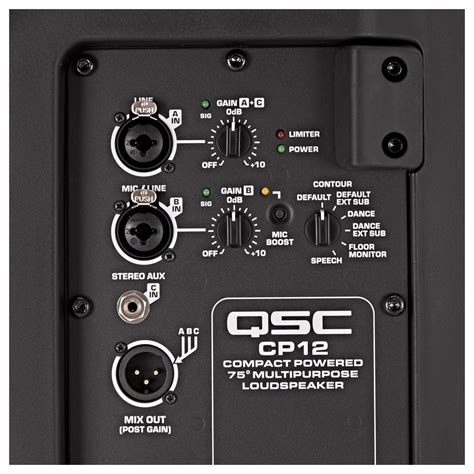 Qsc Cp12 12 Pa Aktivlautsprecher Gear4music