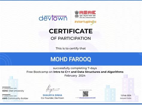 Mohd Farooq On Linkedin Devtown C Dsa Dsacoding Algorithms Growthanddevelopment Connections