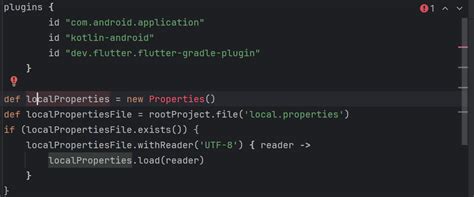 Cannot Solve Symbol Properties While Migrating Project Helpdiscuss Gradle Forums