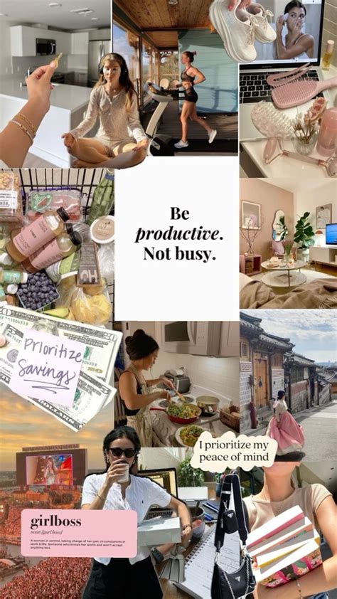 That Girl Vision Board 2024 Vision Board Examples Vision Board Inspiration Healthy Mindset