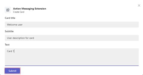 Action Based Message Extension Tutorial Teams Microsoft Learn