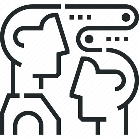 Brain Communication Human Interaction Mind Neuroscience People Telepathy Transmission Icon