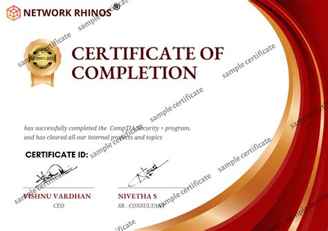 Best Comptia Security Training In Chennai With Certification Network Rhinos
