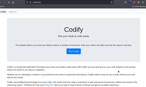 Hackthebox Machines Codify Writeup Byte Mind