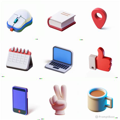 3d Icons Made By Dall•e Rdalle2