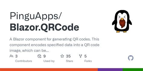 Github Pinguappsblazorqrcode A Blazor Component For Generating Qr