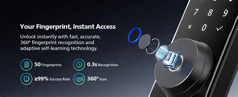 Philips Built In Wifi Smart Lock Keyless Entry Door Lock With App Touchscreen Indicator Light