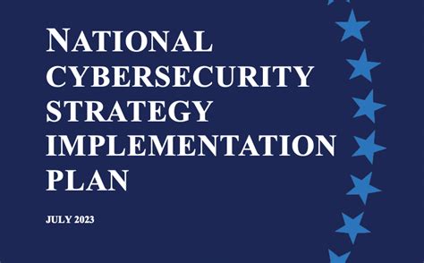 White Houses National Cybersecurity Strategy Implementation Plan