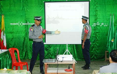 ရခိုင်ပြည်နယ် မောင်တောမြို့၌ မူးယစ်ဆေးဝါးနှင့် ယာဉ်လမ်းစည်းကမ်း