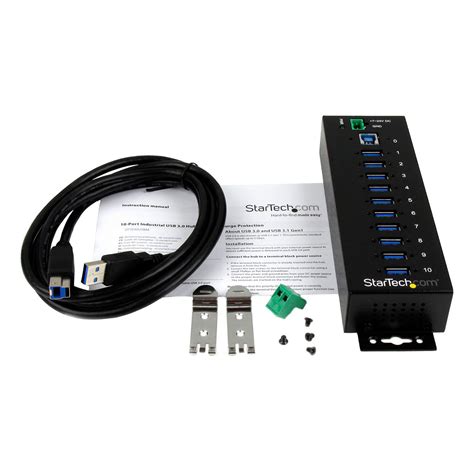 Startech Industriel Usb 3 0 Hub 10 Port 10xusb A 1735 Dkk