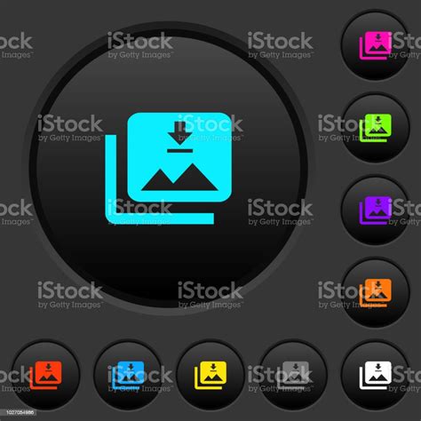 여러 이미지 어두운 푸시 버튼 색상 아이콘을 다운로드합니다 곡선에 대한 스톡 벡터 아트 및 기타 이미지 곡선 공란 교환 Istock