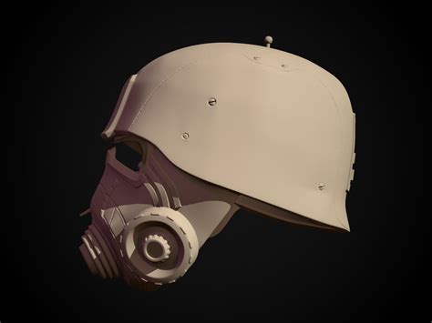 Printable Ncr Fallout Elite Helmet 3d Model 3d Printable Cgtrader