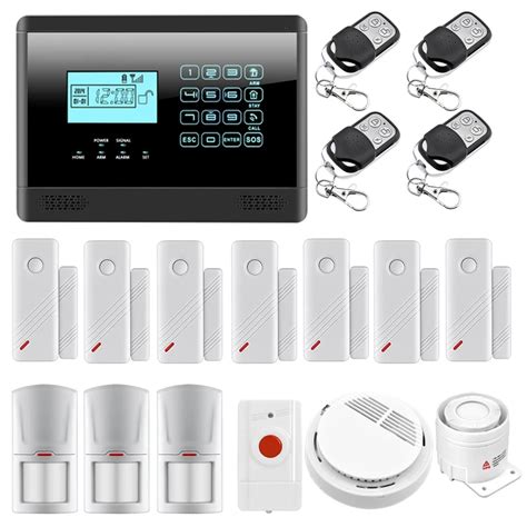 M2e Wireless Gsm Sms Text Touch Keypad Home House Alarm System Touch Screen High Quality Sensors