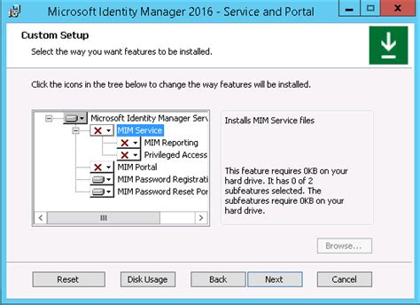 Standalone Installation Of The MIM Self Service Password Reset Portals