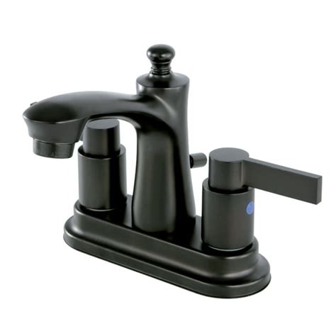 Kingston Brass Fb7625ndl 4 In Centerset Bathroom Faucet Oil Rubbed