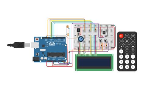 Circuit Design Health Monitoring System Tinkercad