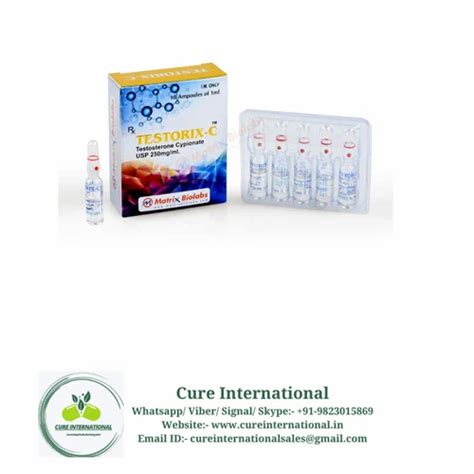 Testorix C Testosterone Cypionate 250mg Injection 250 Mg Ml At ₹ 200 Ampoule In Nagpur