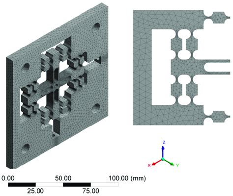 Finite Element Mesh Model Download Scientific Diagram