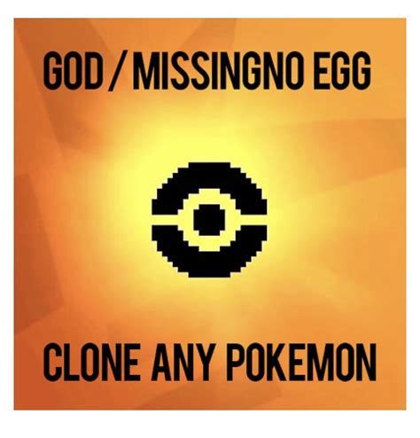 God Missingno Egg For Pokémon Sword Shield Video Gaming Gaming Accessories In Game Products