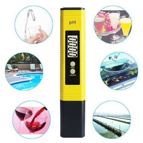 Электронный Ph метр с набором для калибровки в пластиковом боксе Сверхточный Ph тестер прибор