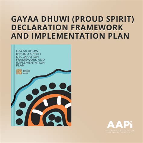 Gayaa Dhuwi Proud Spirit Declaration Framework And Implementation Plan