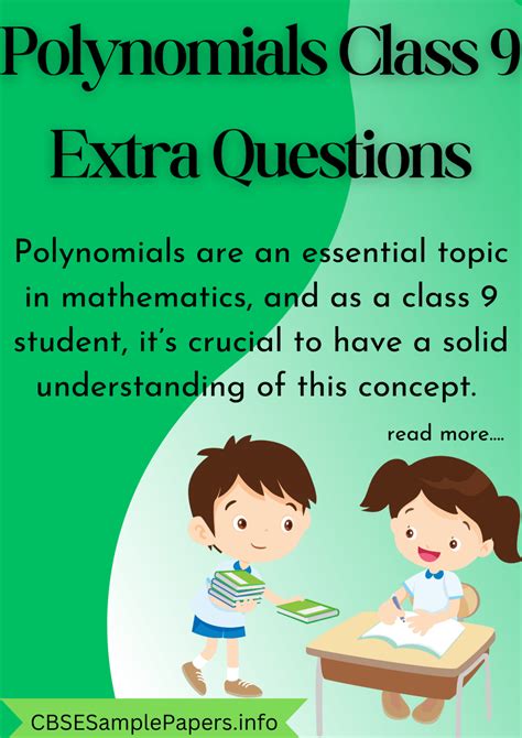 Polynomials Class 9 Extra Questions Cbse Sample Papers