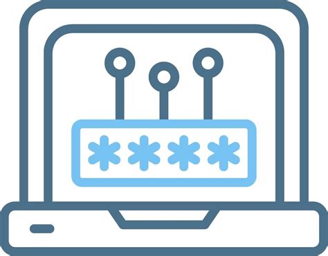 Password Line Two Colour Icon Design 52410912 Vector Art At Vecteezy