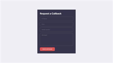 Learn Html Css Contact Form With Responsive Md Rasel Hossain Posted