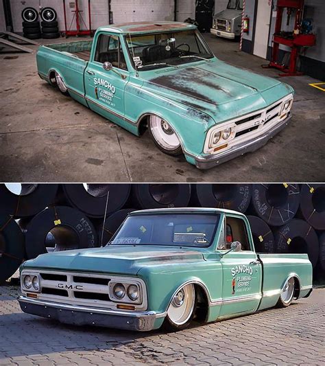 Slammed ‘67 Gmc Truck Sancho” Gmc Street Truck Slammed Gmc Gm Trucks