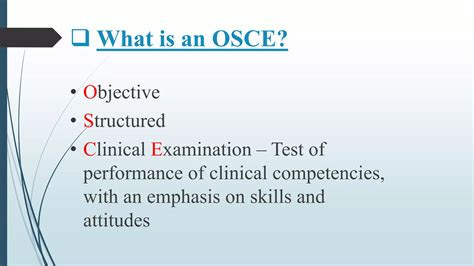 Osce And Ospe Pptx