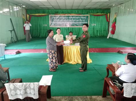 လှည်းကူးမြို့နယ်၌ အကြမ်းဖက်ဖြစ်စဉ်များကြောင့် ယာယီနေရပ်စွန့်ခွာ ပြည်သူများအား တစ်ဦးလျှင် ငွေကျပ