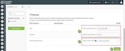 Importing And Mapping Contacts From CSV Files