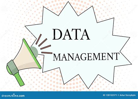 Word Writing Text Data Management Business Concept For The Practice Of Organizing And