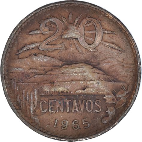 1449210 Moneda México 20 Centavos 1965 Comprar Monedas De