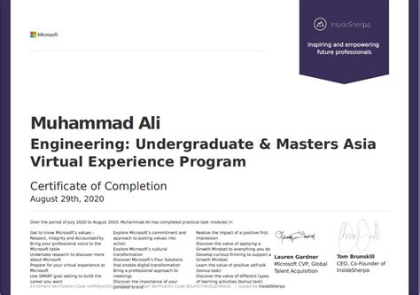 Muhammad A On Linkedin Microsoft Virtualexperience Insidesherpa