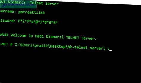 Telnet Server Windows 8 Billanext