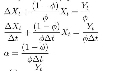 Derivation Of Car1 Damped Random Walk From Discrete Ar1 Process Album On Imgur