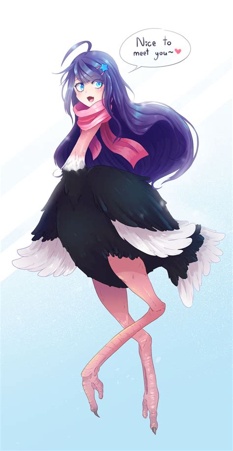 Ostrich Girl By Pityaction On Deviantart