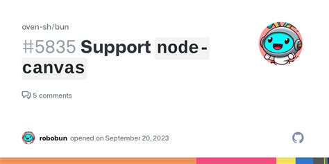 Support `node Canvas` · Issue 5835 · Oven Shbun · Github