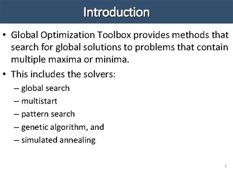 Using Matlab Global Optimization Toolbox For Genetic Algorithms