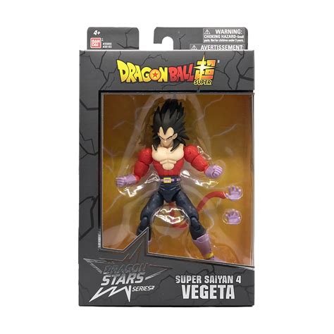 Dragonball Super Dragon Stars Series Super Saiyan 4 Vegeta Action Figu