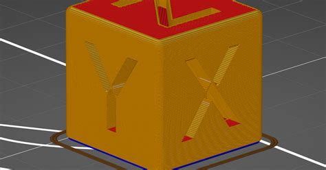 Xyz Calibration Cube Psych0 Cube 20mm X 20mm X 20mm By Psycho Shaft Download Free Stl