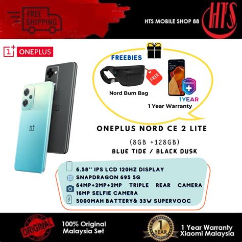 Oneplus Nord Ce Lite G Gb Gb Hz Fhd Lcd Display L W Supervooc Mah