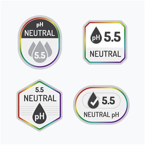 Premium Vector Flat Design Neutral Ph Label