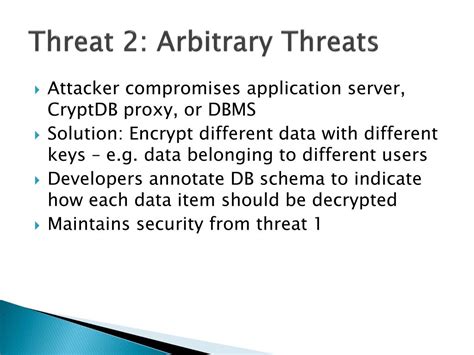Ppt Cryptdb Protecting Confidentiality With Encrypted Query