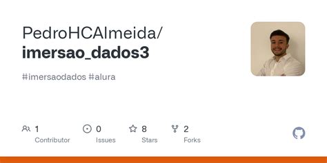 GitHub alura cursos imersaodados Projeto de data science para imersão dados