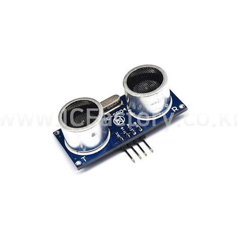 hc sr04플러스 3 3v 5v 초음파 거리 측정 감지 센서 모듈 icf1588 아이씨팩토리