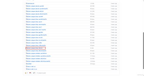 Docker Compose V 显示【usrlocalbindocker Compose行1 Html 没有那个文件或目录