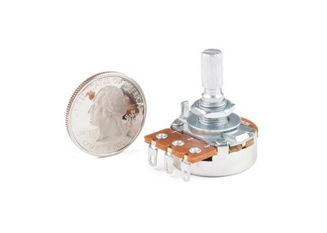 Rotary Potentiometer 250k Ohm Logarithmic Panel Mount